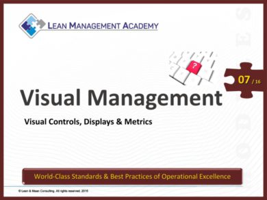 Module 7 Multi Site – Lean Training Materials